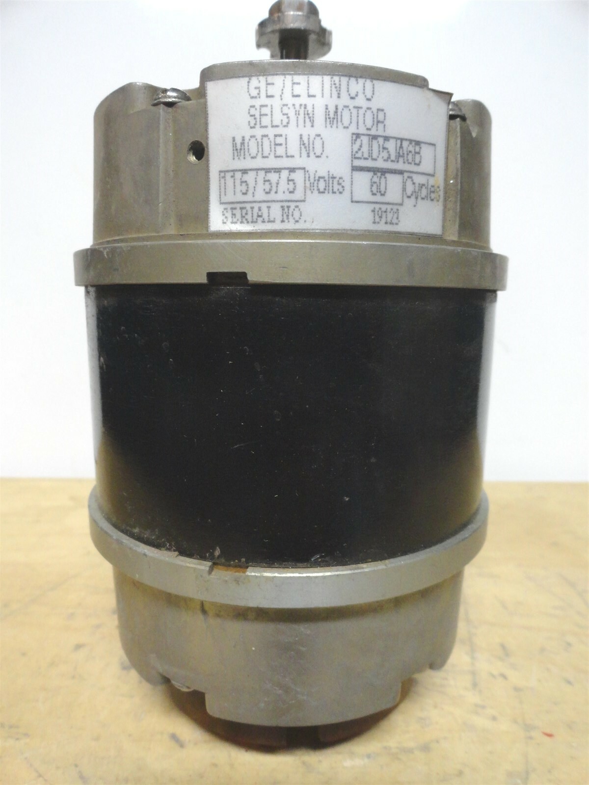 GE / ELINCO - SELSYN SYCHRO MOTOR (NEW) - 2JD5JA65B - 115/57.5 Volts ...