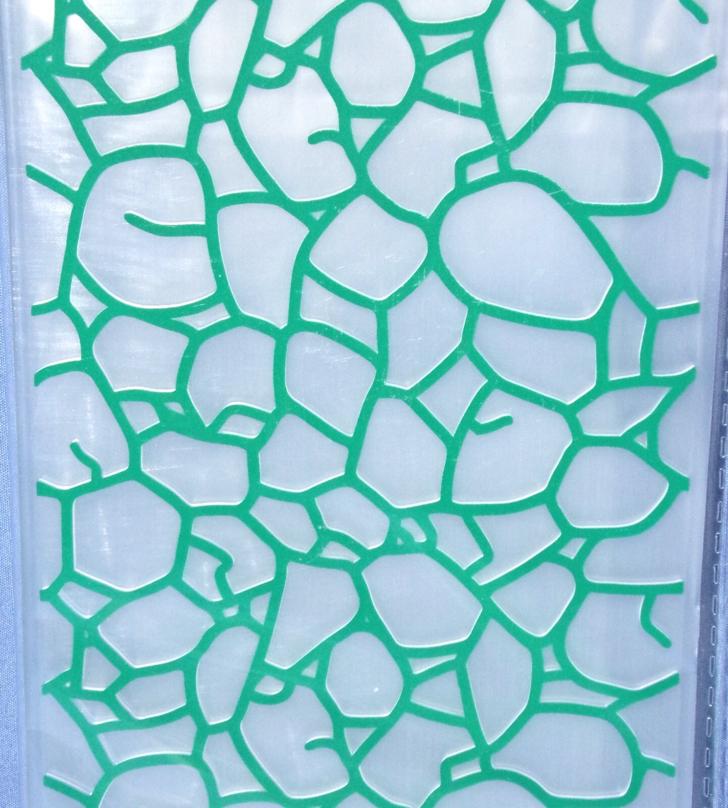 Diamond Press Slimline Embossing Folder Cracked Glass / Rocks Textured ...