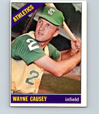 1966 TOPPS BASEBALL #366 WAYNE CAUSEY MID GRADE JM | eBay