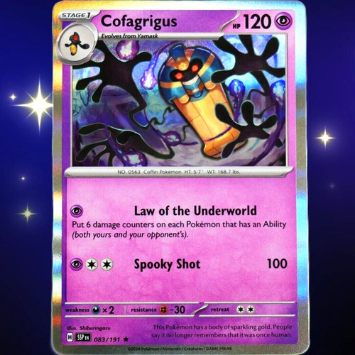Cofagrigus - Rare Holo - Pokemon TCG Scarlet & Violet Surging Sparks ...