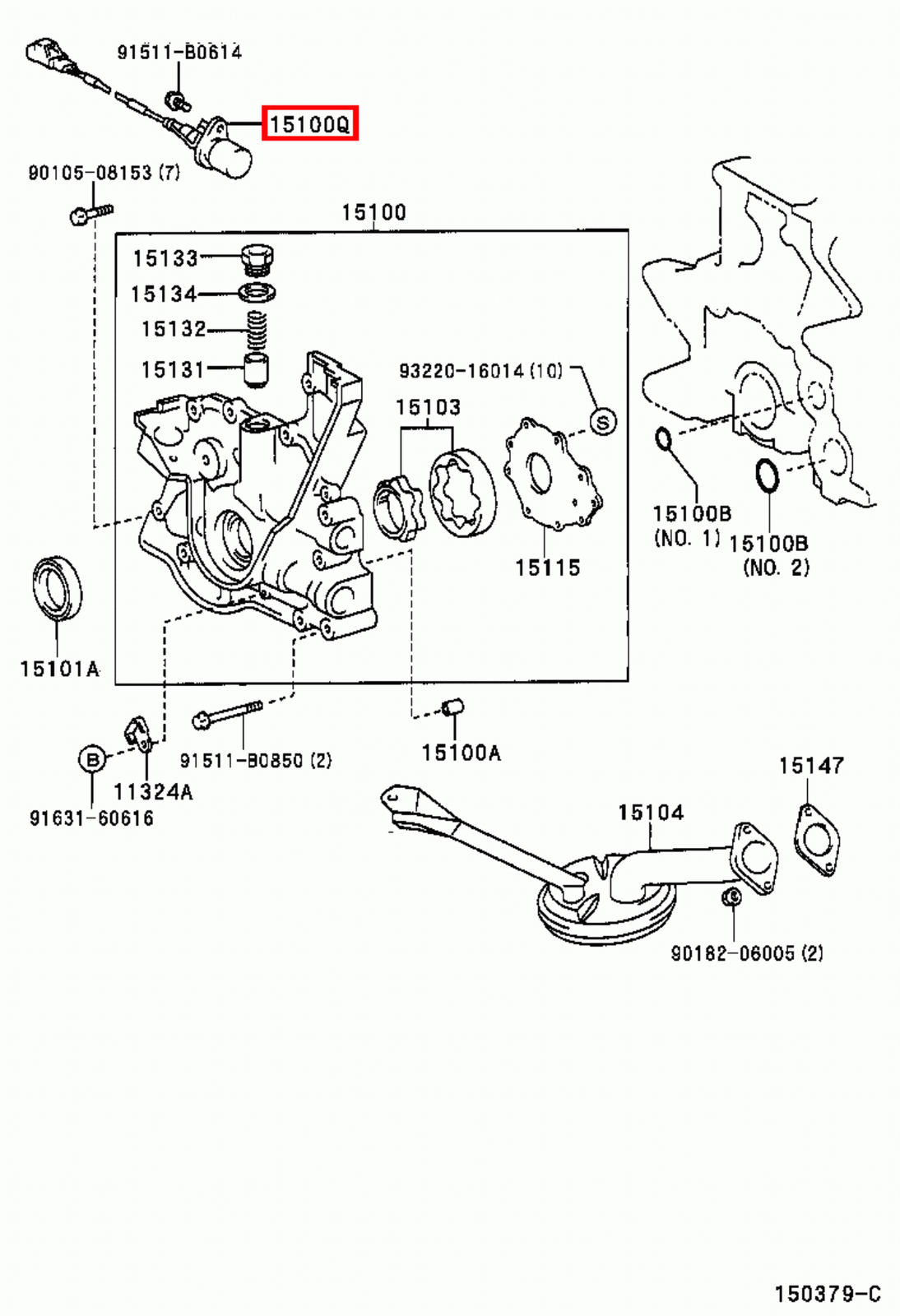 Genuine Soarer JZZ31 Supra JZA80 2JZ 2JZ GE Crankshaft Position Sensor ...