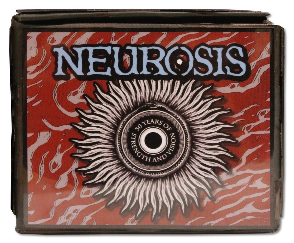 NEUROSIS - 9 cassettes in a custom box set lot plus discography magnet ...