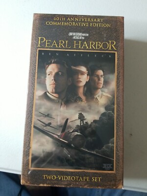 Pearl Harbor (VHS, 2001, 2-Tape Set, Pan Scan 60th Anniversary ...