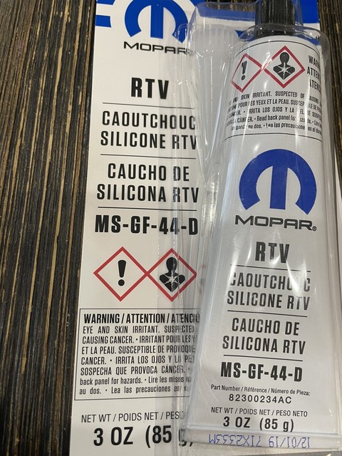Genuine Mopar RTV Silicone Sealant 04883971ac Ms-gf-44-b for sale ...