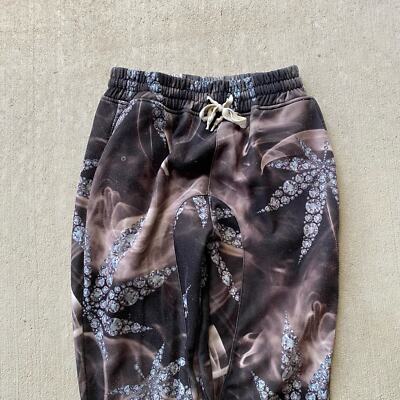 Brown Weed Leaf Diamonds Sweatpants | eBay