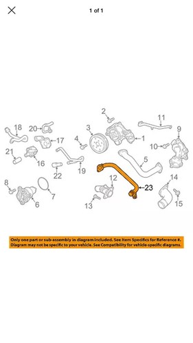 AUDI OEM 2018 S4 3.0L-V6 Cooling-Water Pipe 06M121071E / 06M121071J | eBay