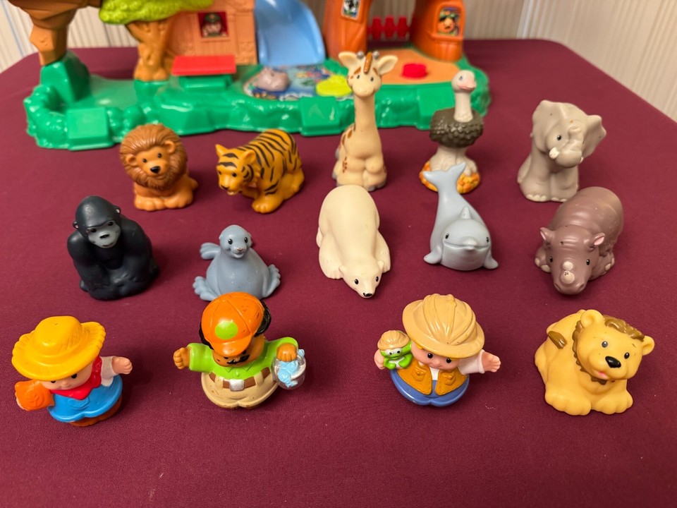 Fisher Price Little People 2011 Zoo Talkers Treehouse Animal Jungle PlaySet WORK | eBay