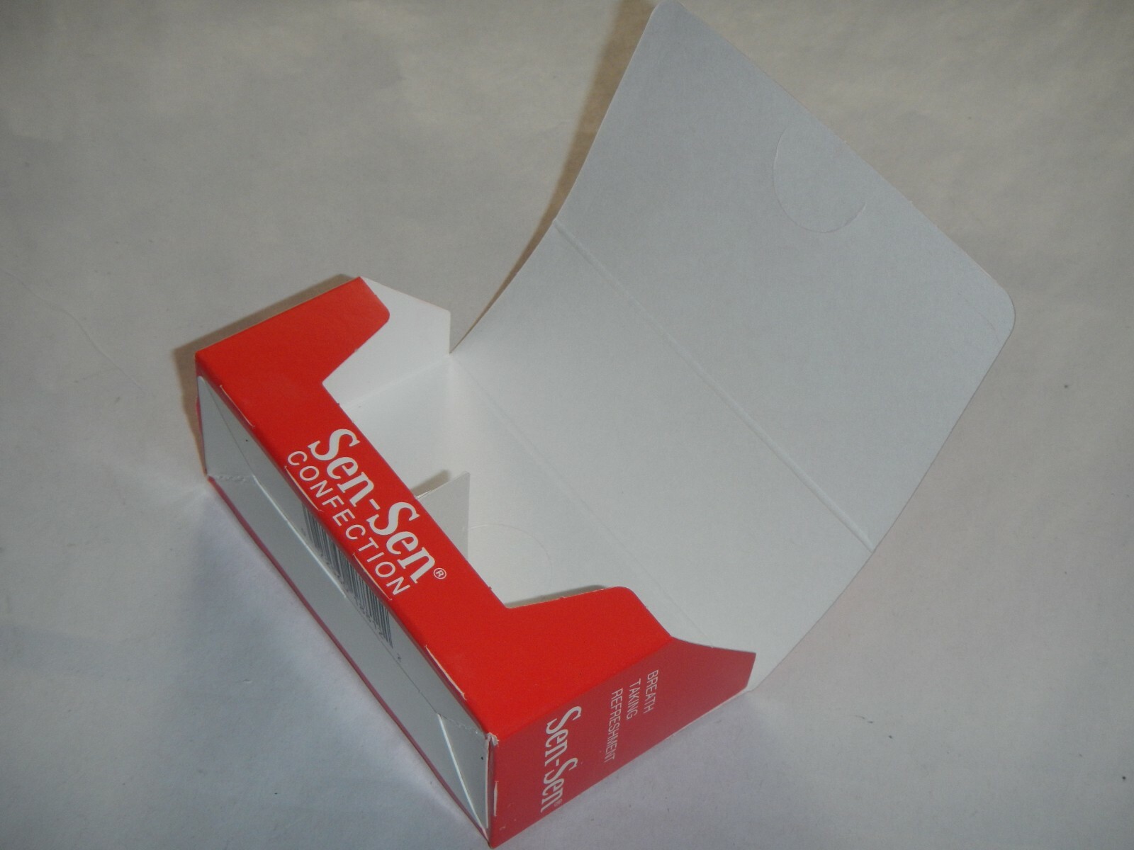 Empty Box Sen Sen confection mint Breath taking refreshment Licorice ...