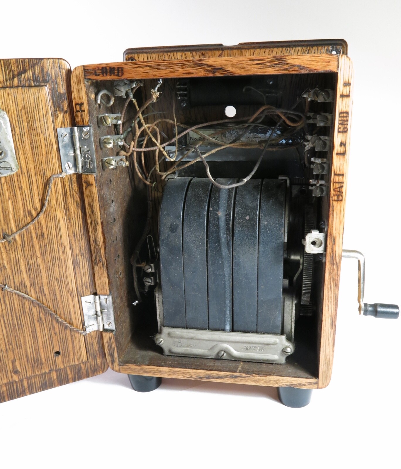 Antique Western Electric 300N Telephone Ringer Box—5 Magnet Magneto ...