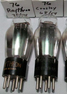 TYPE 76 TRIODE TESTED GOOD - RAYTHEON - CROSLEY - PRICE EACH | eBay