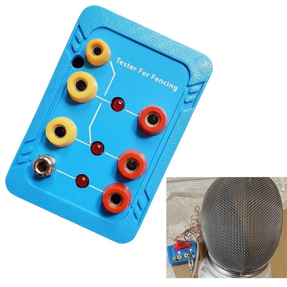 Conductive Tester for Fencing Gear Dual Socket for Circuit and Cable ...