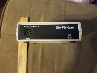 American Microsystems Bar Code Scanning System Microscanner Box Only No ...