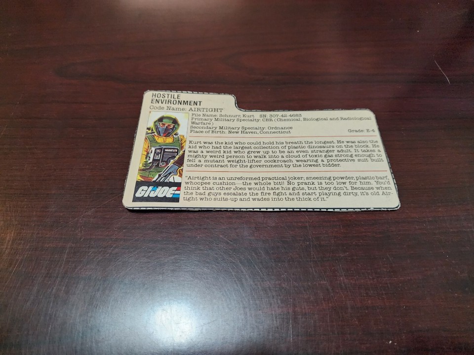 Vintage GI Joe File Cards, You pick, finish Your Collection! | eBay