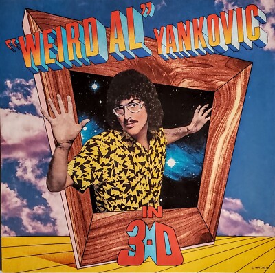 "WEIRD AL" YANKOVIC IN 3-D 1984 ALBUM FLAT/COVER /POSTER Suitable For ...