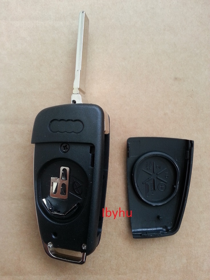 3 Button Remote Replacement Key Fob Case & Blade for AUDI A3 A4 A6 Q7 ...