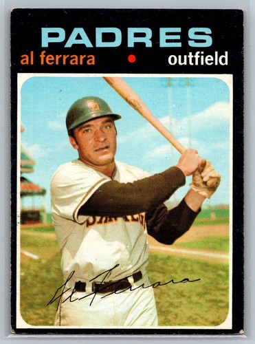 1971 Topps Baseball #214 Al Ferrara San Diego Padres | eBay