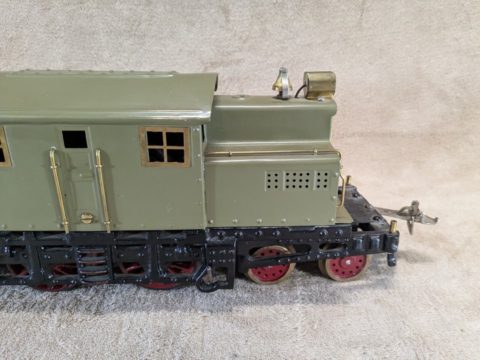 Ives Prewar Standard Gauge Green Electric Locomotive 3243 UNTESTED READ ...