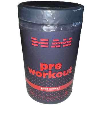 Pre-Workout BEAM Be Amazing All Natural Healthy 40 Servings Sour Cherry ...