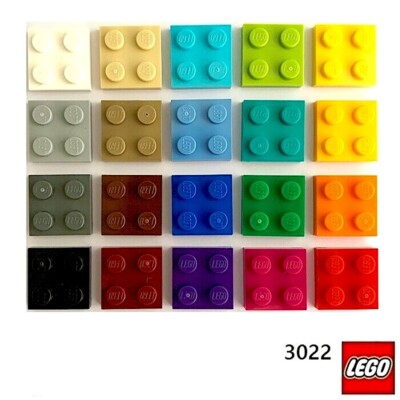 Lego 2x2 Plate 3022 Building Plates Pick Colors NEW QTY X30 | eBay