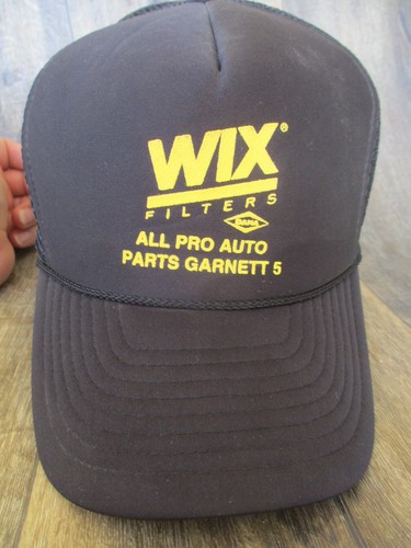 VTG Wix Filters Mesh Snapback Hat Cap DANA ALL PRO AUTO PARTS GARNETT ...