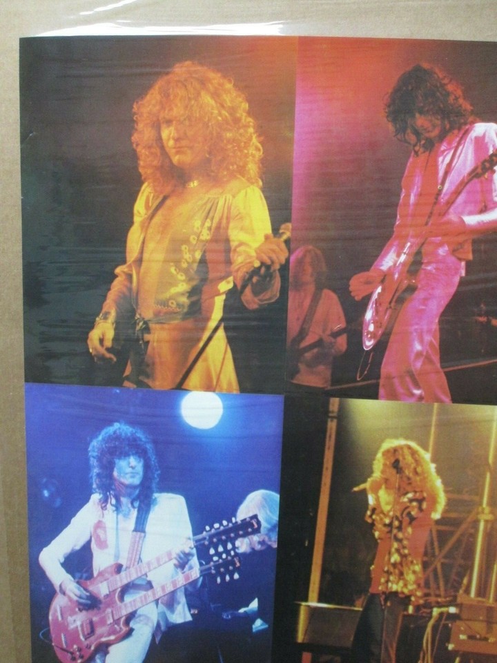 Led Zeppelin Vintage collage Poster Rock n' Roll 1979 inv#4963 | eBay
