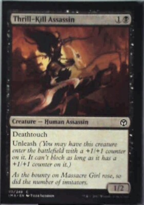 Thrill-Kill Assassin - Iconic Masters: #111, Magic: The Gathering Nm ...