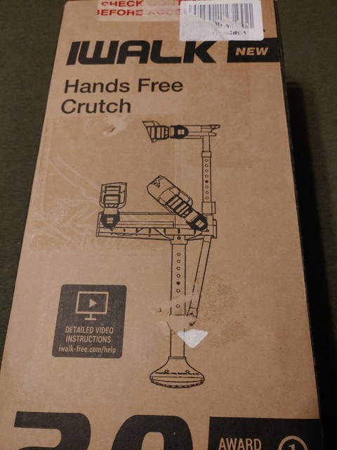 iWALKFree 2.0 Hands Free Crutch - Black for sale online | eBay