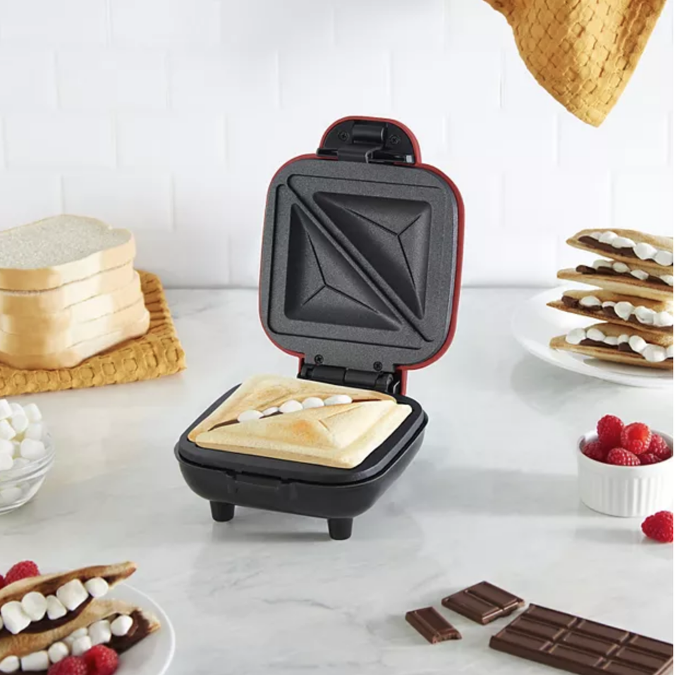 Dash Pocket Sandwich Panini Maker Nonstick 4.5 inch Cooking Surface w ...