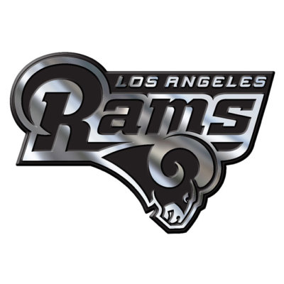 New NFL Los Angeles Rams Car Truck Auto 3-D Plastic Chrome Emblem Decal ...
