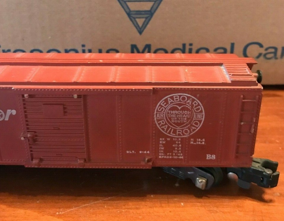 American Flyer Model 642 "Silver Meteor" Seabord Boxcar | eBay