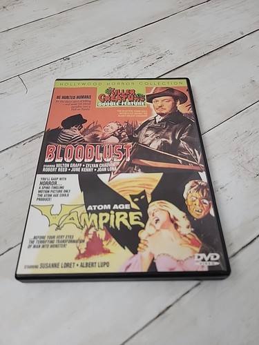 Bloodlust/Atom Age Vampire (DVD, 2001, Hollywood Horror Collection ...