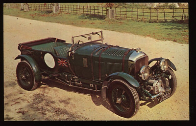 1928 4.5 Litre Supercharged Bentley Classic Antique Car Auto Postcard | eBay
