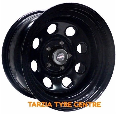 Dynamic 16x8" Soft 8 4X4 Steel Wheel 5x114.3 -25 Black | eBay