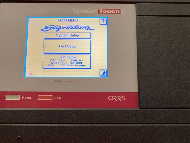 Cirris 1000V Signature Touch 1 High Voltage Cable Tester for sale ...