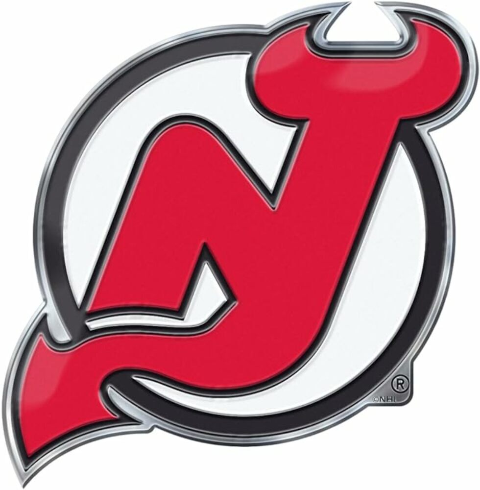 Fanmats 60493 New Jersey Devils Heavy Duty Aluminum Embossed Color ...