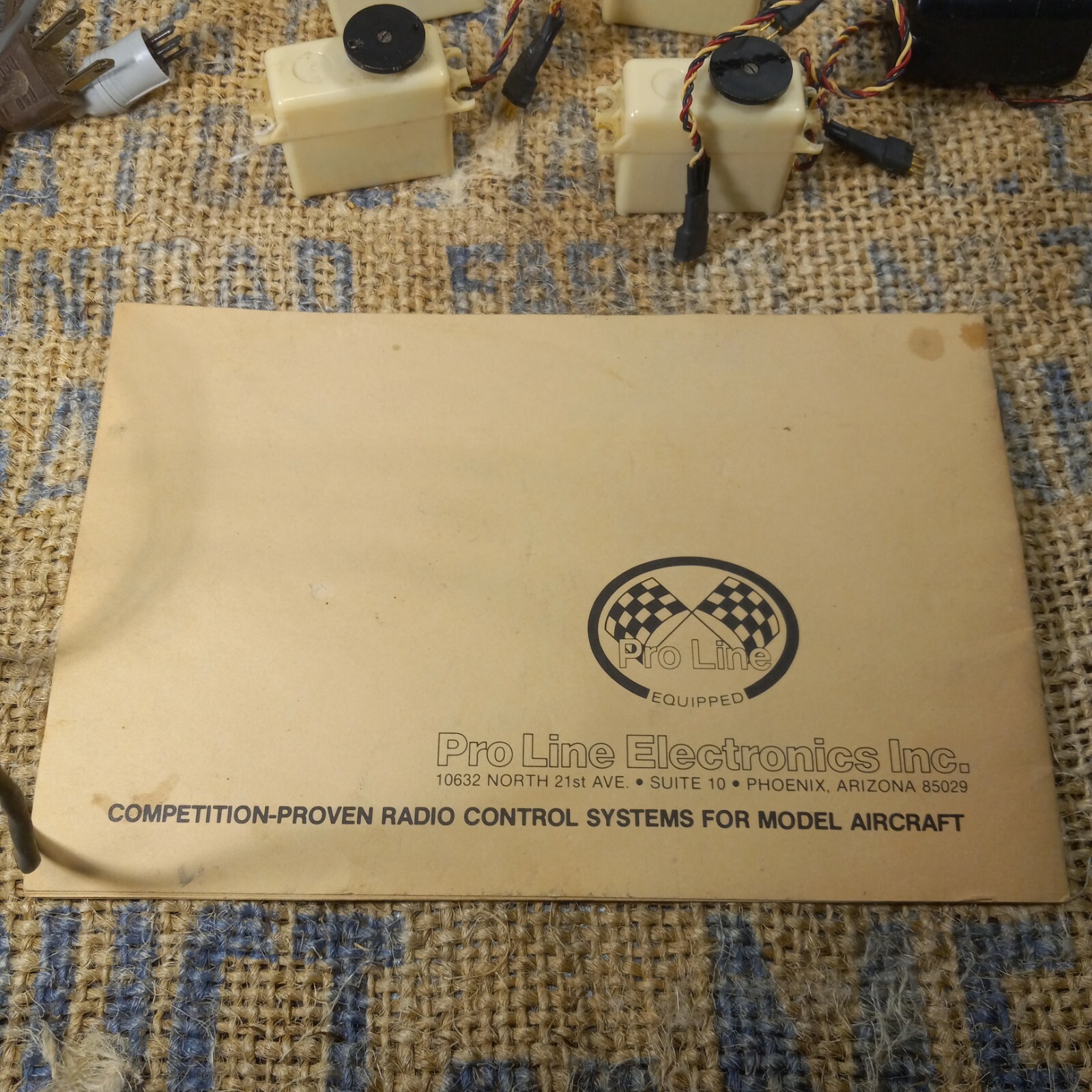 VINTAGE PRO-LINE COMPETITION SERIES TRANSMITTER RECEIVER R/C MODEL ...