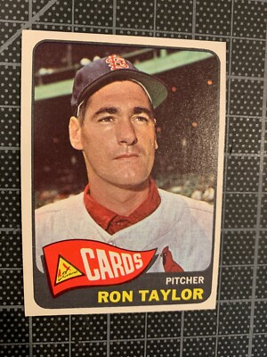 1965 TOPPS #568 RON TAYLOR ST. LOUIS CARDINALS BASEBALL CARD NM | eBay