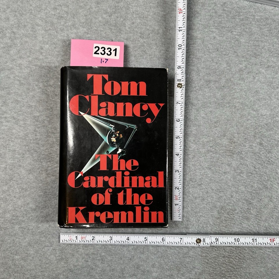 Tom Clancy The Cardinal of the Kremlin 1988 1st Ed Hardcover DJ Rare ...