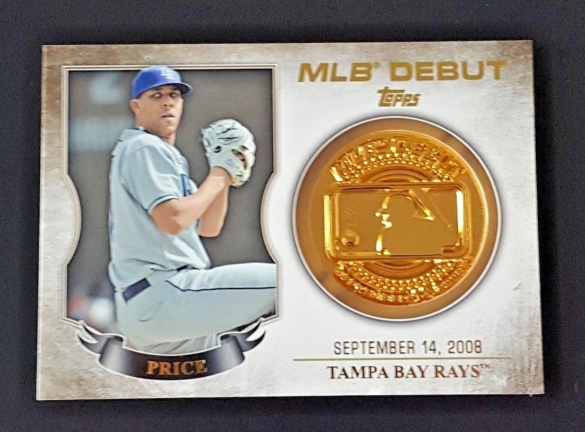 2016 Topps - Mlb Debut Medallions Series 2 David Price #MLBD2M-24 for ...