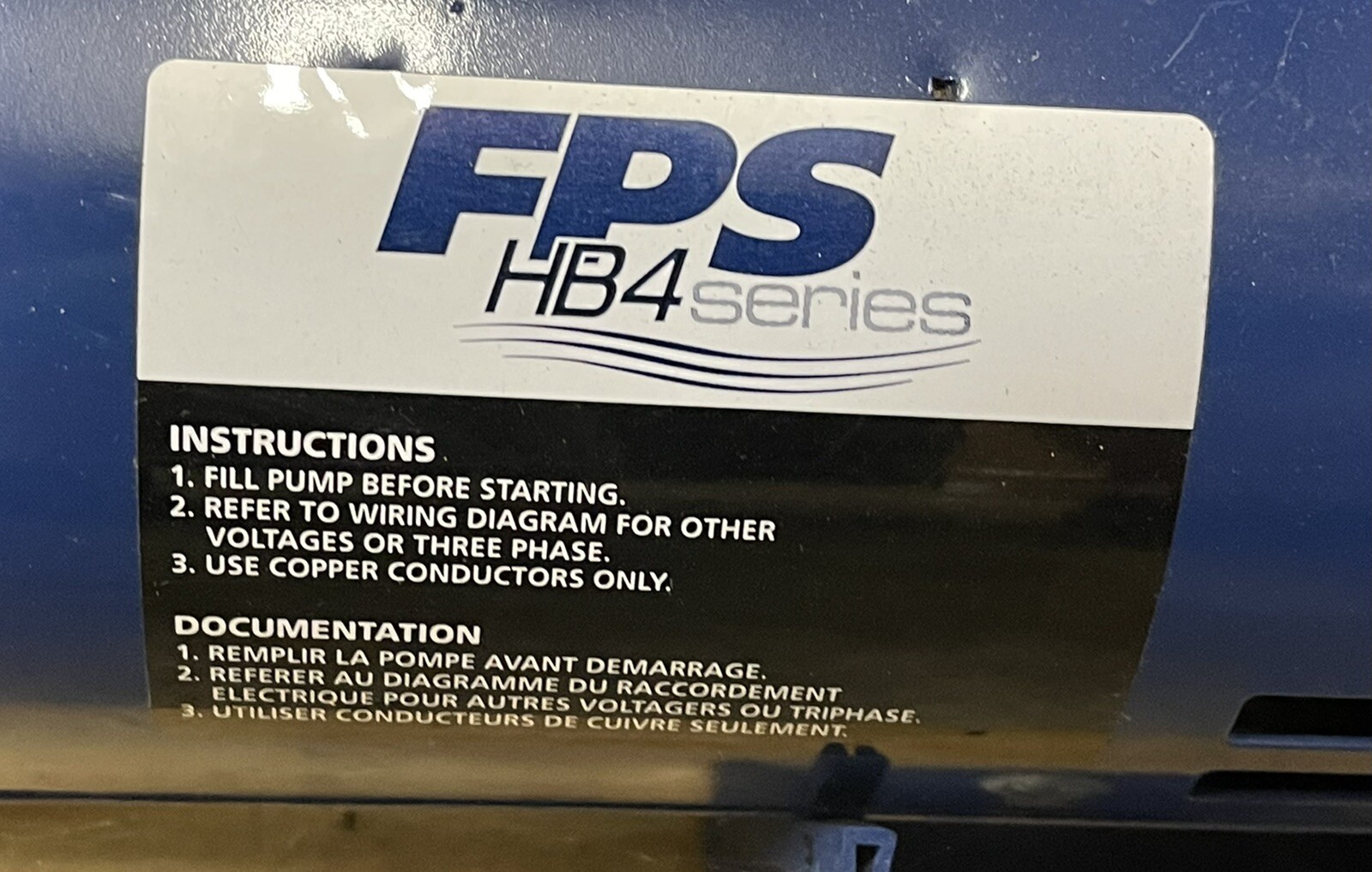 FRANKLIN Emerson BOOSTER Jet 3/4 PUMP MOTOR C55CXGZH-3887 FPS HB4 ...