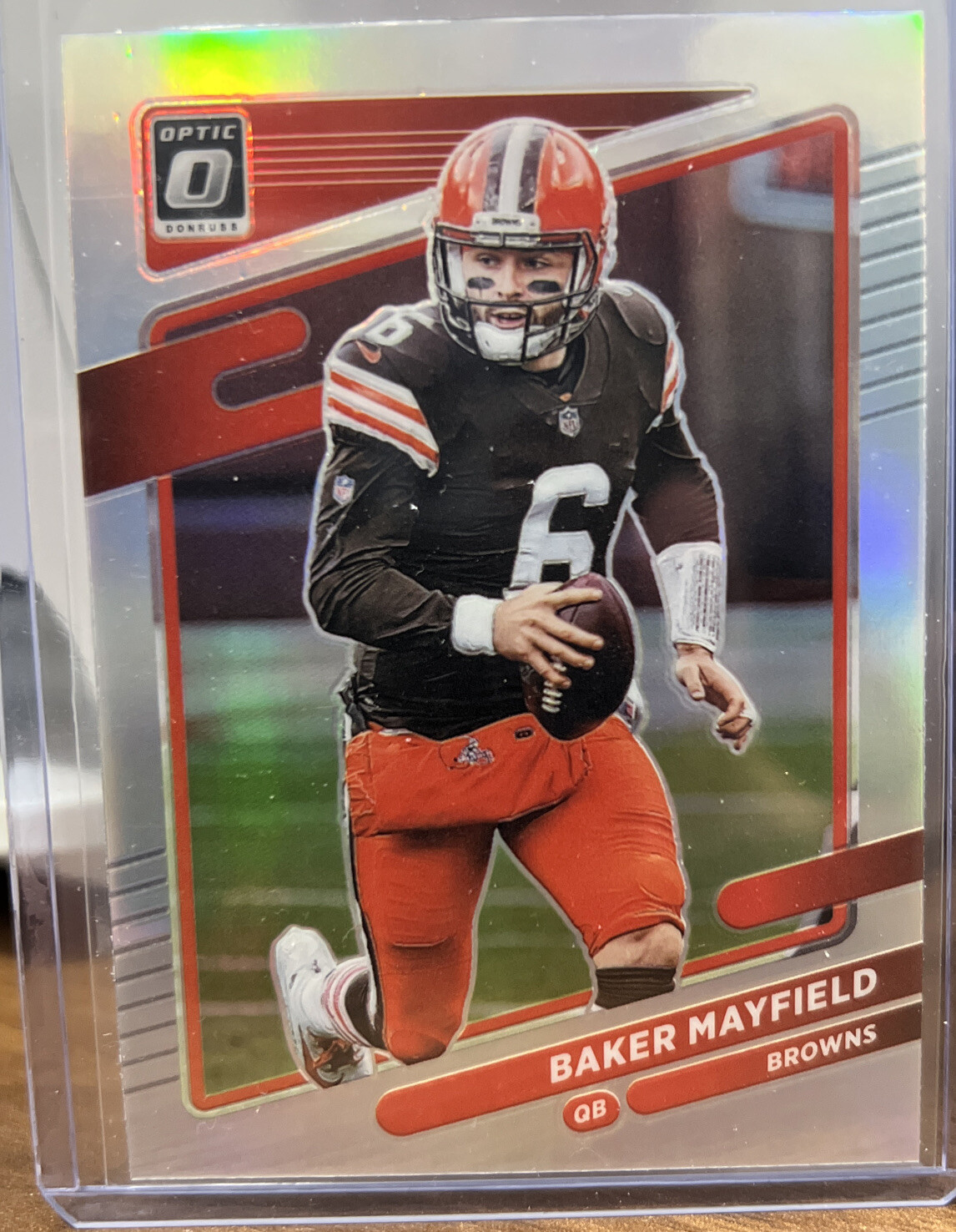 2021 Donruss Optic Baker Mayfield Silver Prizm #140 Cleveland Browns | eBay