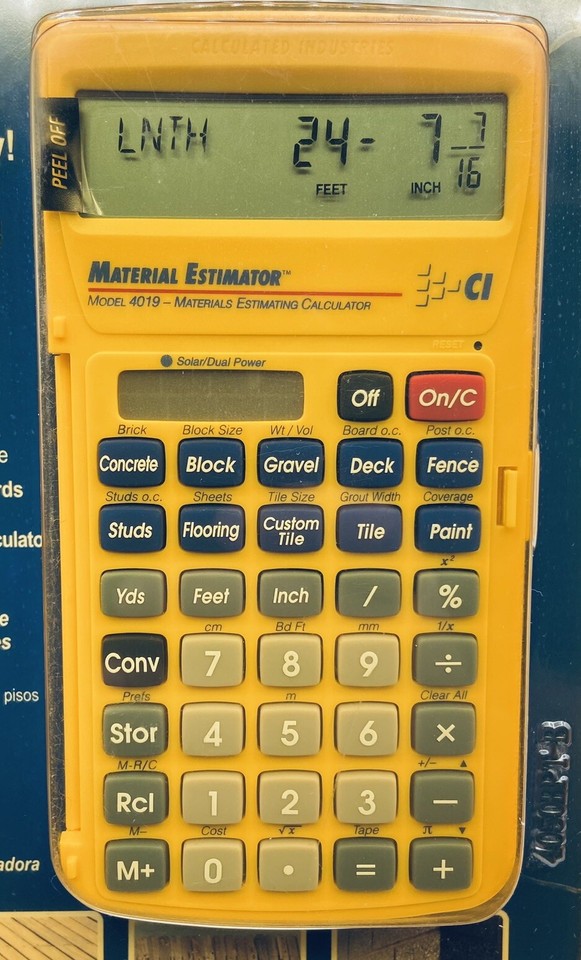 Calculated Industries Estimator Building Materials Estimating ...