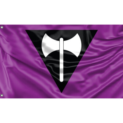 Labrys Lesbian Flag Unique Design, 3x5 Ft / 90x150 cm size, EU Made | eBay