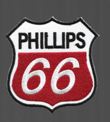 New 3 1/4 x 3 3/8" Phillips 66 Shield Iron on Patch Free Ship | eBay