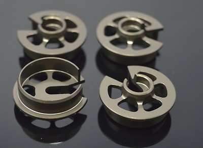 CNC Alloy Shock Spring Cups Hard Andized For Axial Yeti XL AX90032 ...