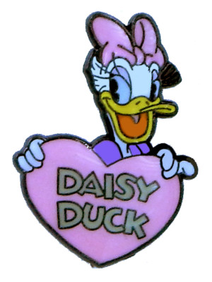 Daisy Duck Heart Character Collection Individual Disney Park Trading ...