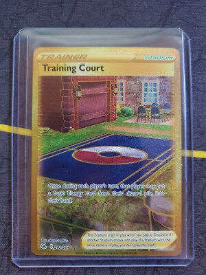 TRAINING COURT - Secret Rare 282/264 Fusion Strike - Raw Pokemon Card ...
