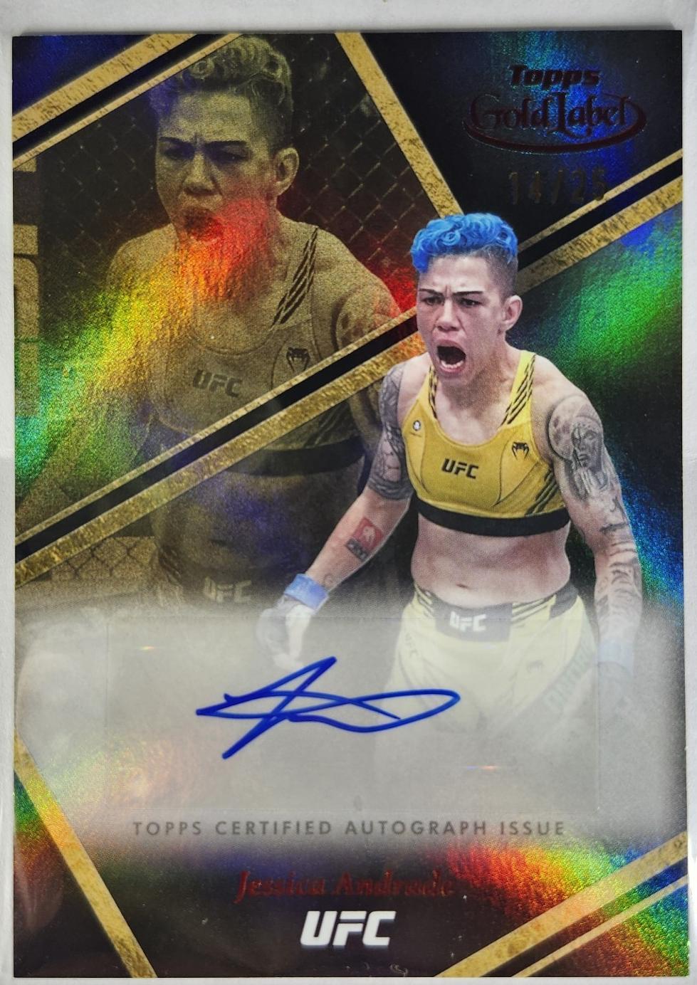 2024 Topps Gold Label UFC - Auric Autographs Jessica Andrade #AUA-JAE ...