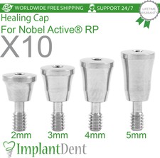 NOBEL Biocare 34131 NobelActive RP 4.3 x 10 mm Titanium Implant for ...