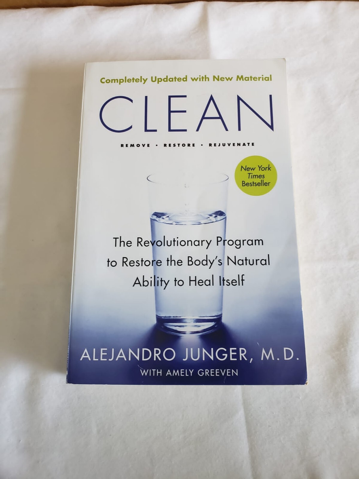 Clean by Alejandro Junger, M.D. 1st Edition Paperback (Signed by Author ...